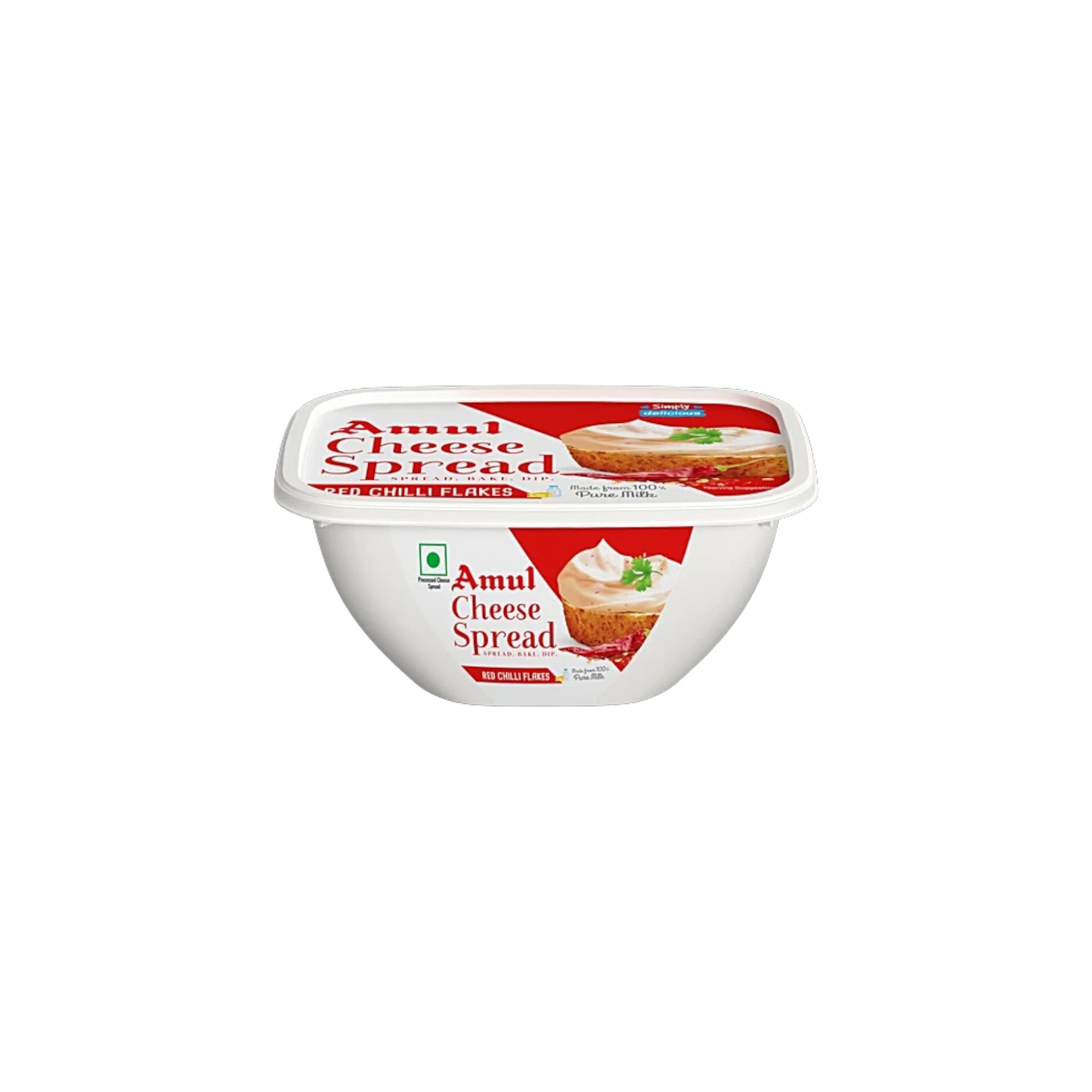 Amul Processed Cheese Spread Red Chilli Flakes 200 g – Desi Mart